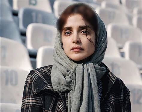 عکس لو رفته الهه حصاری در استادیوم آزادی چهره جذاب بدو آرایش خانمب