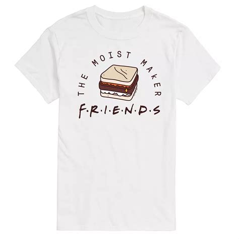 Big And Tall Friends Moist Maker Graphic Tee