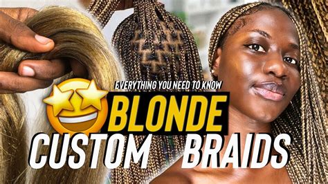 How To Perfect Custom Blonde Braiding Hair Blend For Braids Dark Skin Friendly Very Detailed