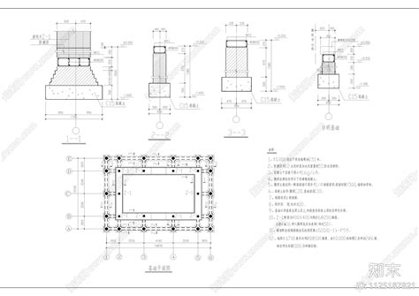 现代长城古建图纸施工图下载【id 1125187821】 知末案例馆