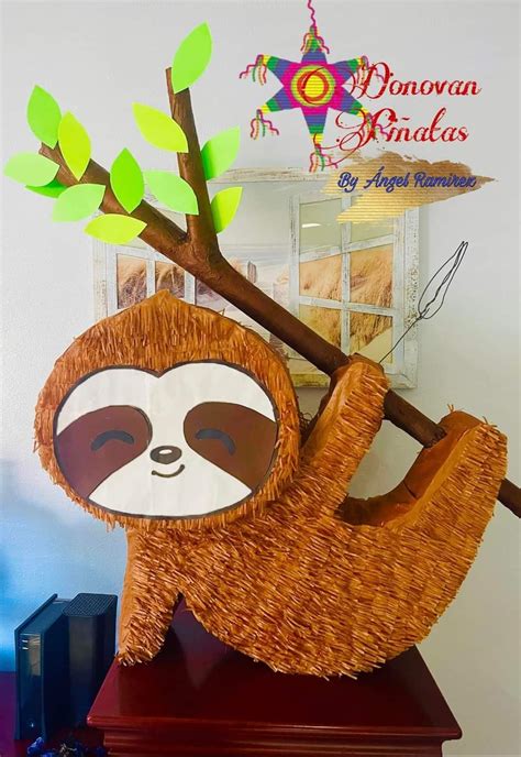Piñata De Perezoso Cómo Hacer Una Piñata De Perezoso Diseño De