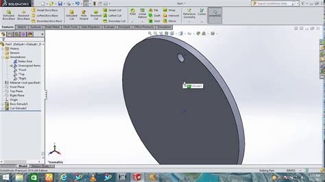 Solidworks Circular Pattern Youtube
