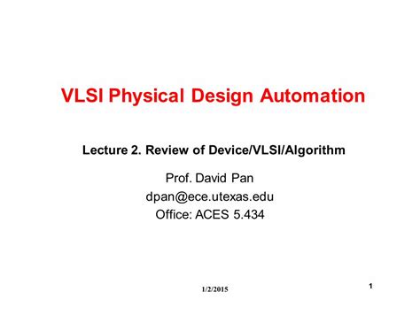 PDF VLSI Physical Design Automation Libvolume Xyzlibvolume Xyz