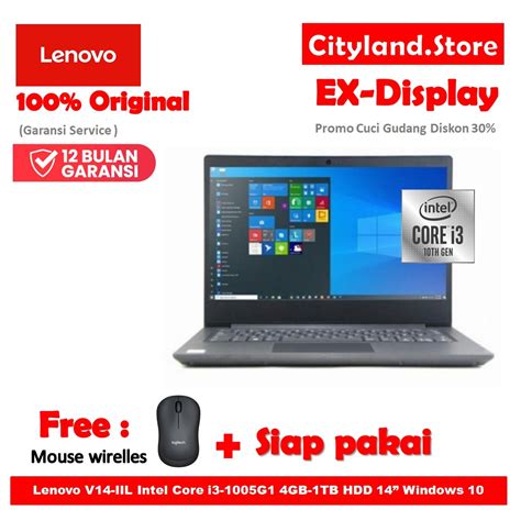 Jual Laptop Lenovo V Iil Intel Core I G Gb Tb Windows Shopee Indonesia
