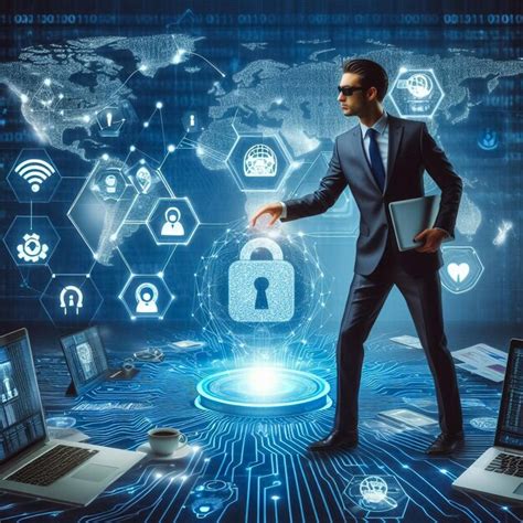Premium Photo Digital Crime And Data Protection Network Security And