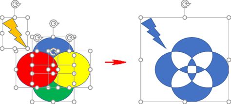How To Combine Shapes To Create A Custom Shape Microsoft PowerPoint 2016