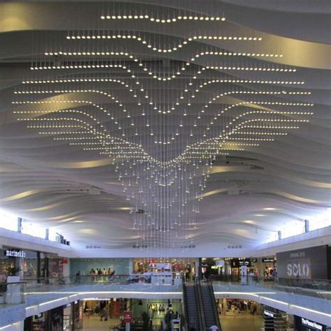 Hanging Light Fixture Oled Linear Irain By Thierry Gaugain