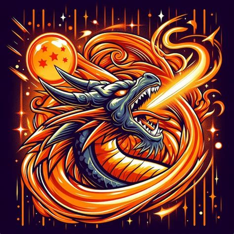 Premium Ai Image Dragon Ball Logo