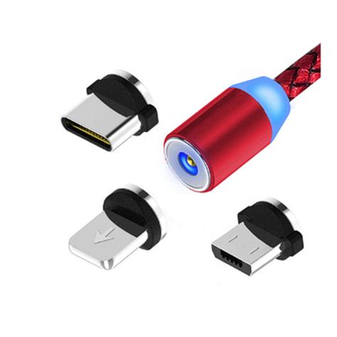 Магнитный кабель для зарядки телефона Usb Micro Usb Type C 8 Pin