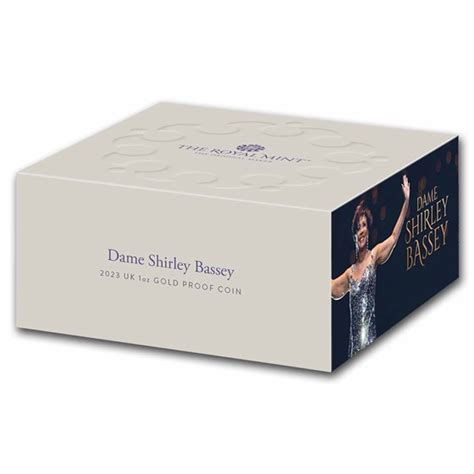 Buy 2023 Gb 1 Oz Gold £100 Proof Music Legends Dame Shirley Bassey Apmex