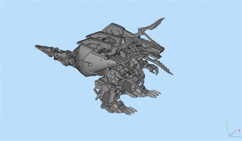 索斯机械兽 真红虐杀龙3D打印模型 索斯机械兽 真红虐杀龙3D打印模型stl下载 动漫游戏3D打印模型 Enjoying3D打印模型网