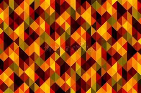 Abstract Motley Colored Mosaic Texture Assembled From Small Triangles Pixel Background