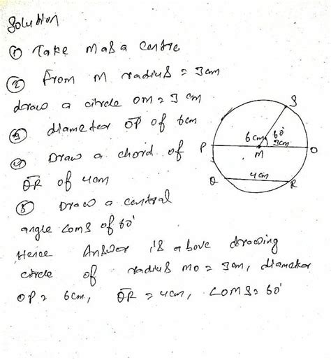 Solved Performance Task “construct Me” 10 Points Using A Compass A
