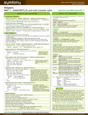 Fillable Online PART JAVASCRIPT JS And AJAX Remote Calls Fax Email Print PdfFiller