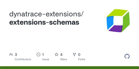 GitHub Dynatrace Extensions Extensions Schemas