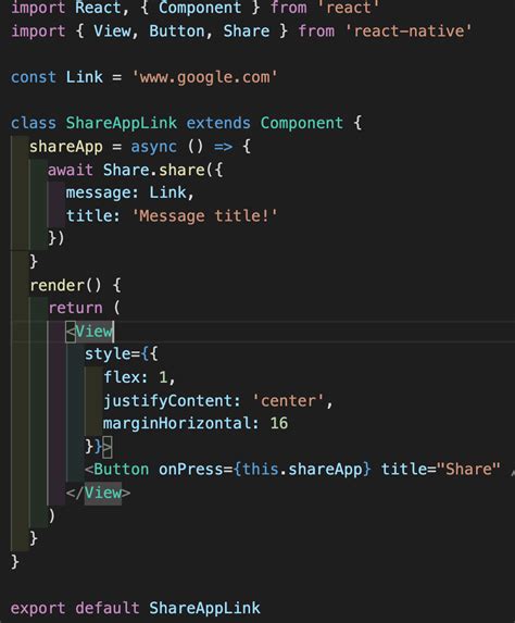 Sharing Content With React Native In Android