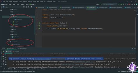 Orgapacheibatisbindingbindingexception Invalid Bound Statement Not Foundclass Org