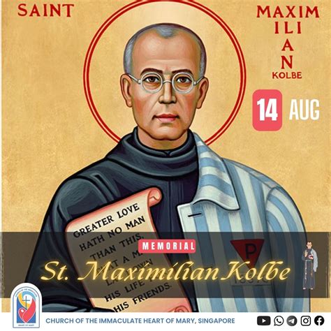 Church 🌟 𝐇𝐨𝐧𝐨𝐫𝐢𝐧𝐠 𝐭𝐡𝐞 𝐅𝐞𝐚𝐬𝐭 𝐨𝐟 𝐒𝐚𝐢𝐧𝐭 𝐌𝐚𝐱𝐢𝐦𝐢𝐥𝐢𝐚𝐧 𝐊𝐨𝐥𝐛𝐞 🌟 On August