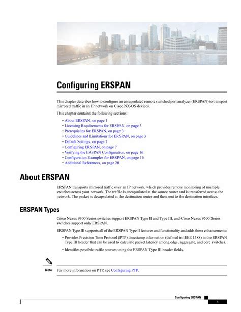 PDF ConfiguringERSPAN Cisco ConfiguringERSPAN