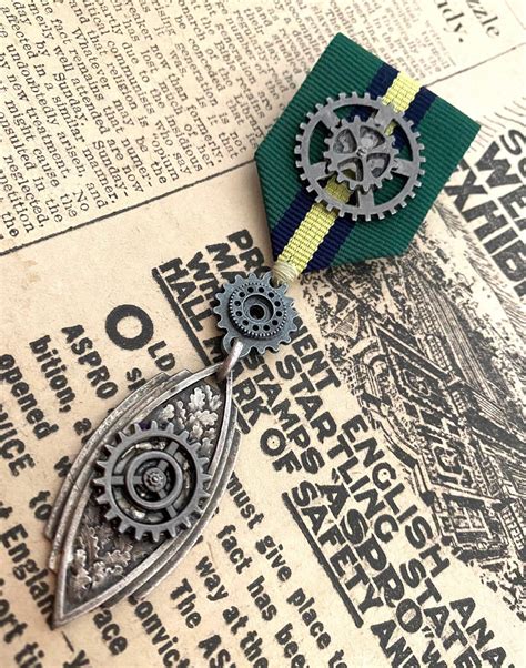 Steampunk Medal Etsy