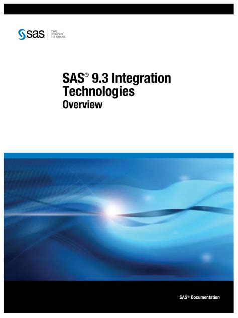 Pdf Sas 93 Integration Technologies Overview · Sas® 93 Integration