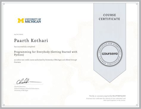 Paarth Kothari On Linkedin Python Programming Coursera 14 Comments