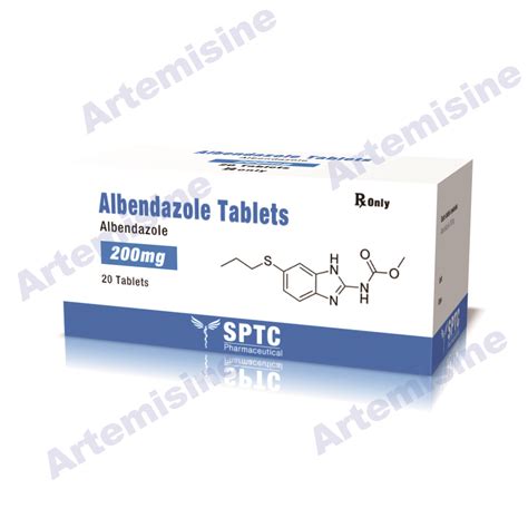 Albendazole Tablets 200mg Sinophare Bio Technology Co Ltd
