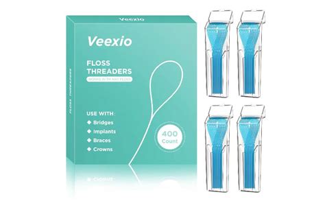 Amazon Com Floss Threaders 400 Count Threaders For Flossing Dental Floss Threader For Braces