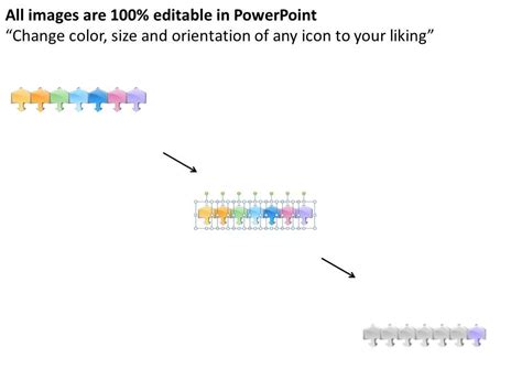 Sample Business Process Diagram 7 Stages Parallel Arrow Sequence Chart