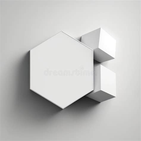 abstract modern background pentagonal prism with five rectangular