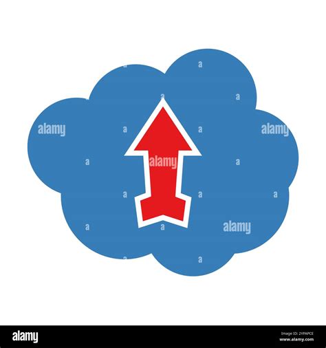 upload cloud icon vector illustration stock vector image and art alamy