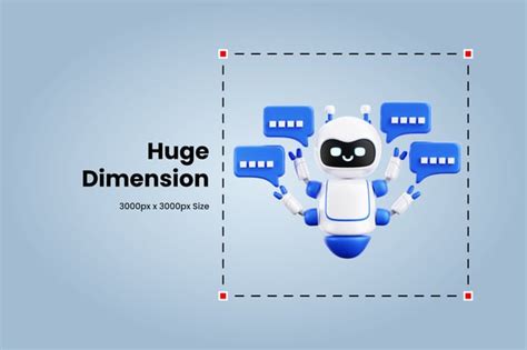 3d Cute Bot Illustration Objects Ft 3d And Bot Envato