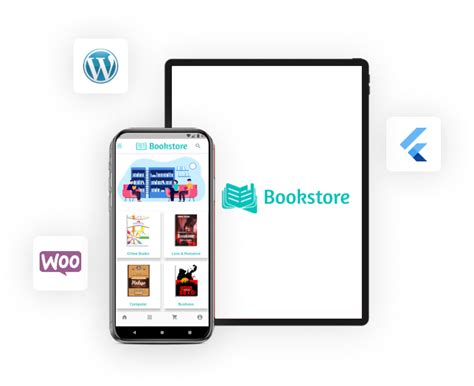 Bookstore Woocommerce Mobile App ThemeParrot