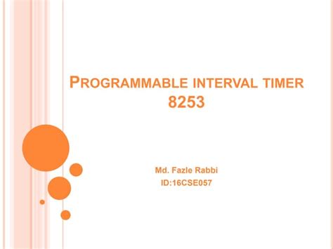 5programmable Interval Timer 8253 Pptx