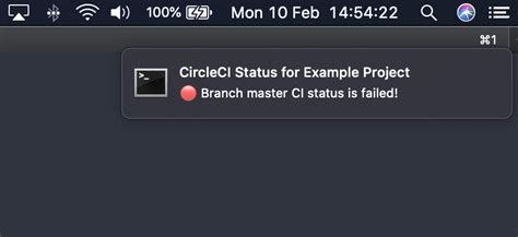 Github Dvinciguerra Circleci Status Simple Service To Watch Circleci Projects Build Workflow