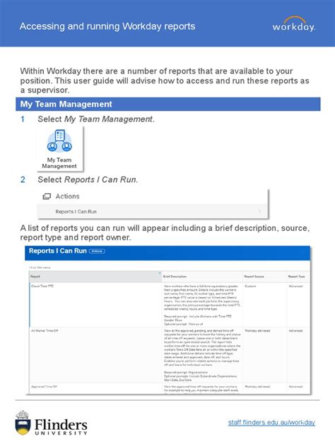 Accessing And Running Workday Reports Pdf Microsoft Excel Software Development