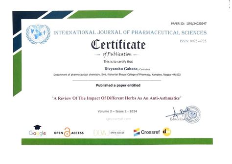 Divyanshu Gahane On Linkedin Hello Connections This Is My Certificate Of Review Publication