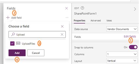 Adding Attachments In Sharepoint Document Library Using Power Apps List