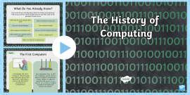 History Of Computing Display Timeline Classroom Resource
