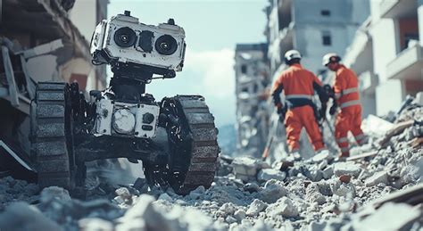 Robots With Advanced Sensors And Cameras Assist In Finding Survivors And Supporting Rescue