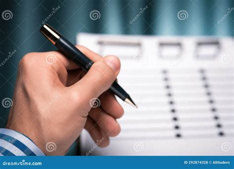 Close Up Of A Hand Ticking Off Boxes In A 401k Plan Checklist Stock Illustration Illustration