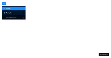 单文件递归菜单 Ant Design Vue3220 Codesandbox