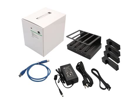 Syba Sy Enc50092 Usb 3 0 Or Esata 4 Bay Hdd Dock With Raid 0 1 3 5 10