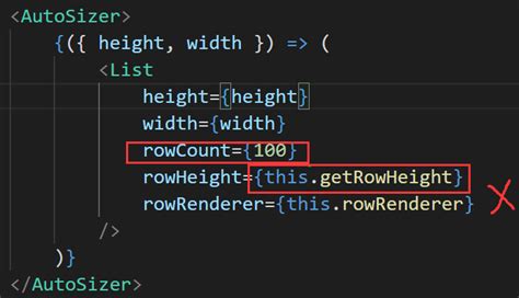 Failed To Receive State For Initial Rendering In Function Getrowheight