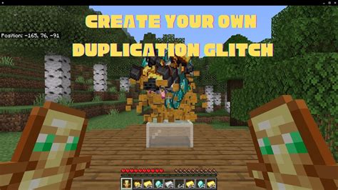 Minecraft Dupe Glitch Tutotial Youtube