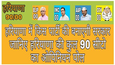 Haryana Assembly Election Opinion Poll 2024 Rahul Gandhi Vs Modi