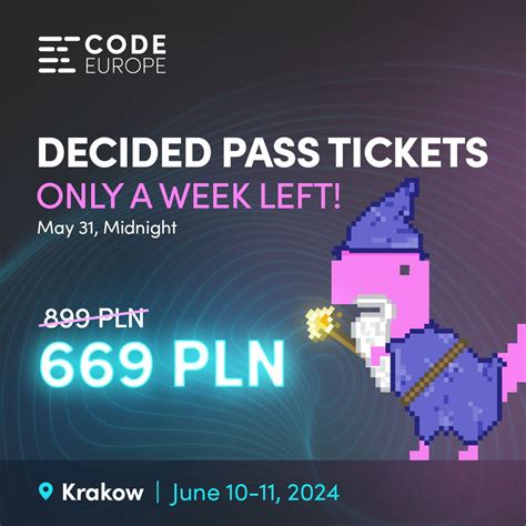 Code Europe On Linkedin It Codeeurope24 Krakow