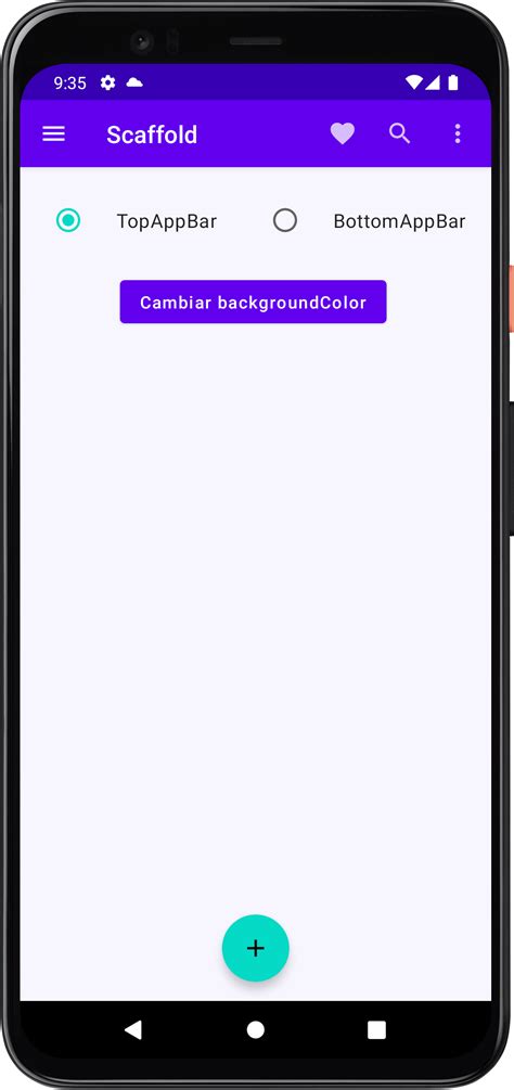 content scaffold jetpack compose develou