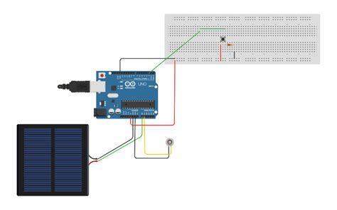 Circuit Design Solar And Photodiode Tinkercad