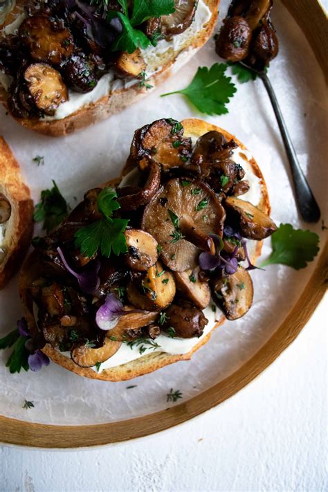 Simple Mushroom Toast The Original Dish